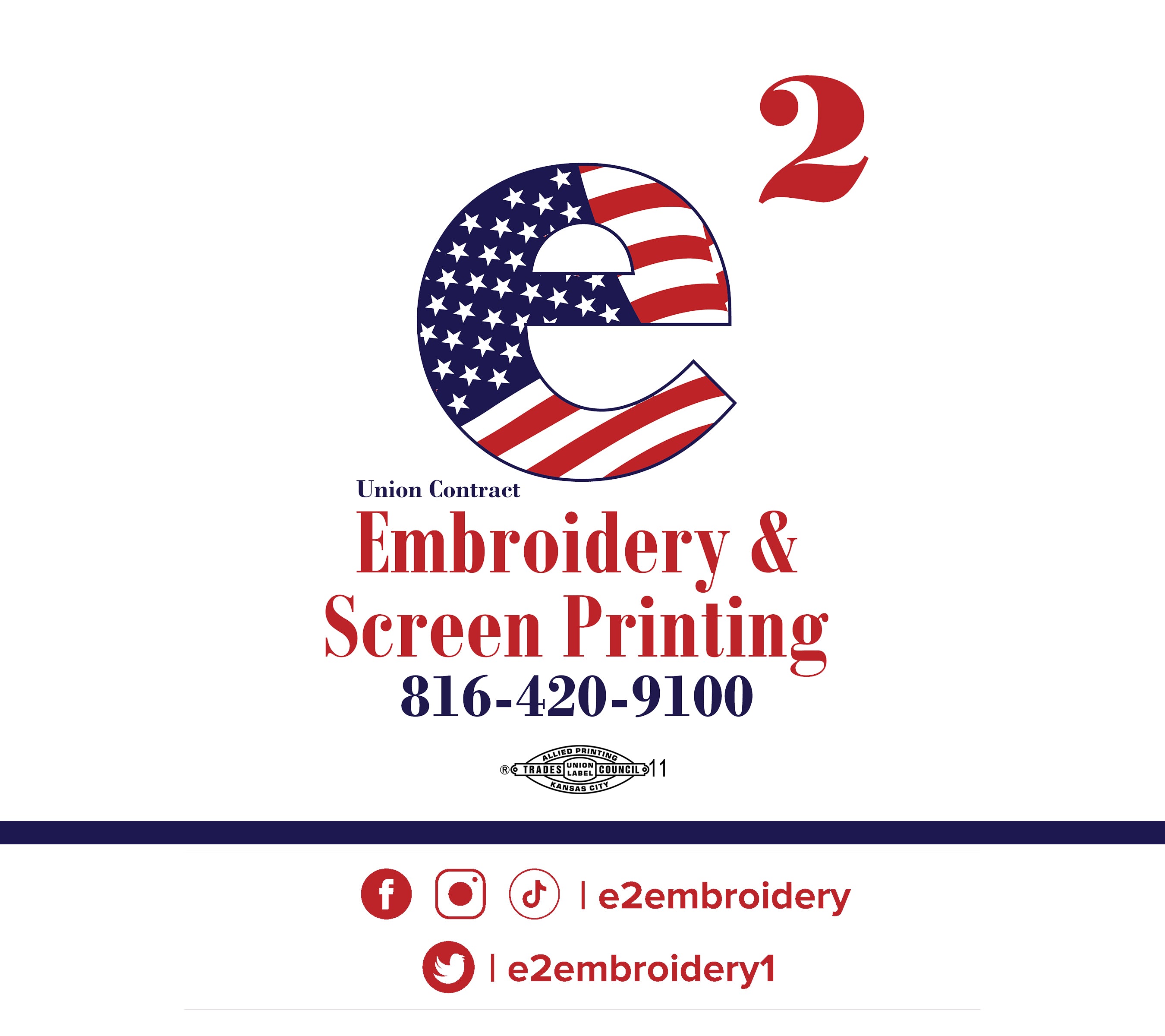 e2 Embroidery & Screen Printing – e2 Embroidery & Screen Printing